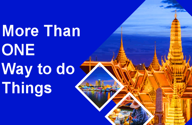 More Than 1 Way | VISUAL THAILAND